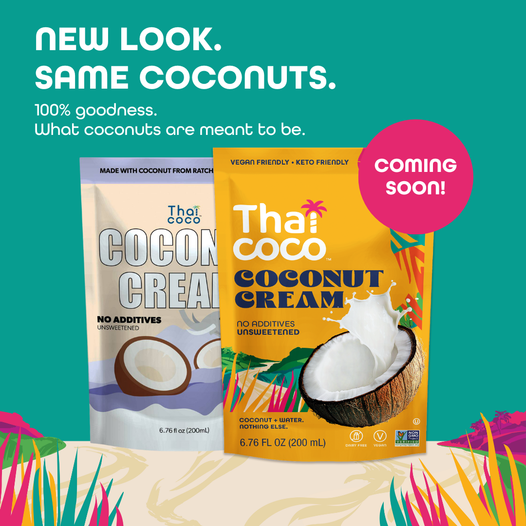 Thai Coco - Coconut Cream Pouches - Non GMO - 6.76 fl. oz (6 Pack ...