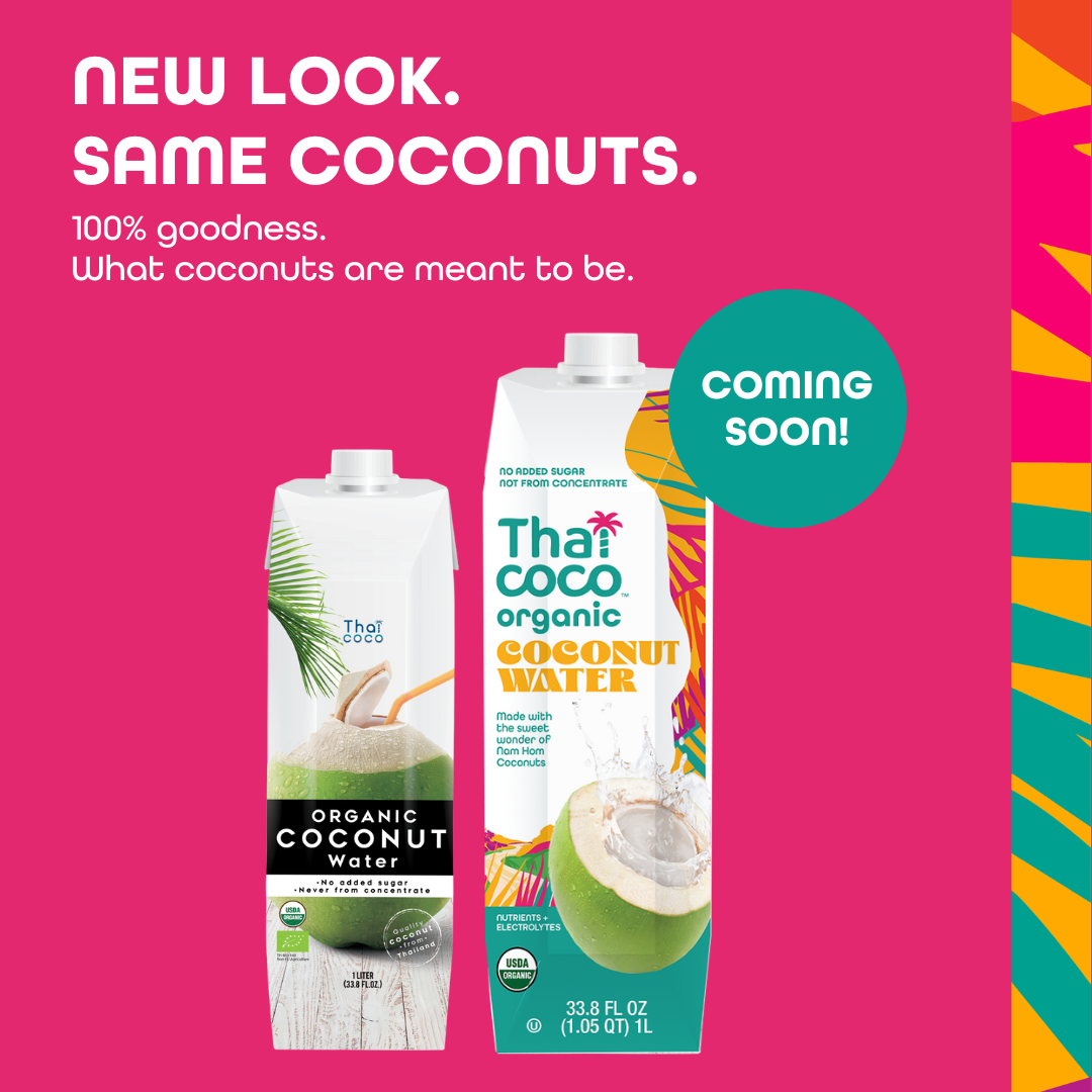 Organic Coconut Water - No Added Sugar - 33.8 fl. oz – Thai Coco USA