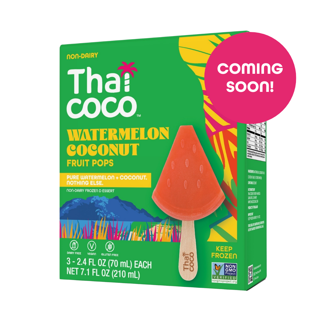 Watermelon Coconut Fruit Pops - 3 Pops per Box (Pack of 6 Boxes) – Thai ...