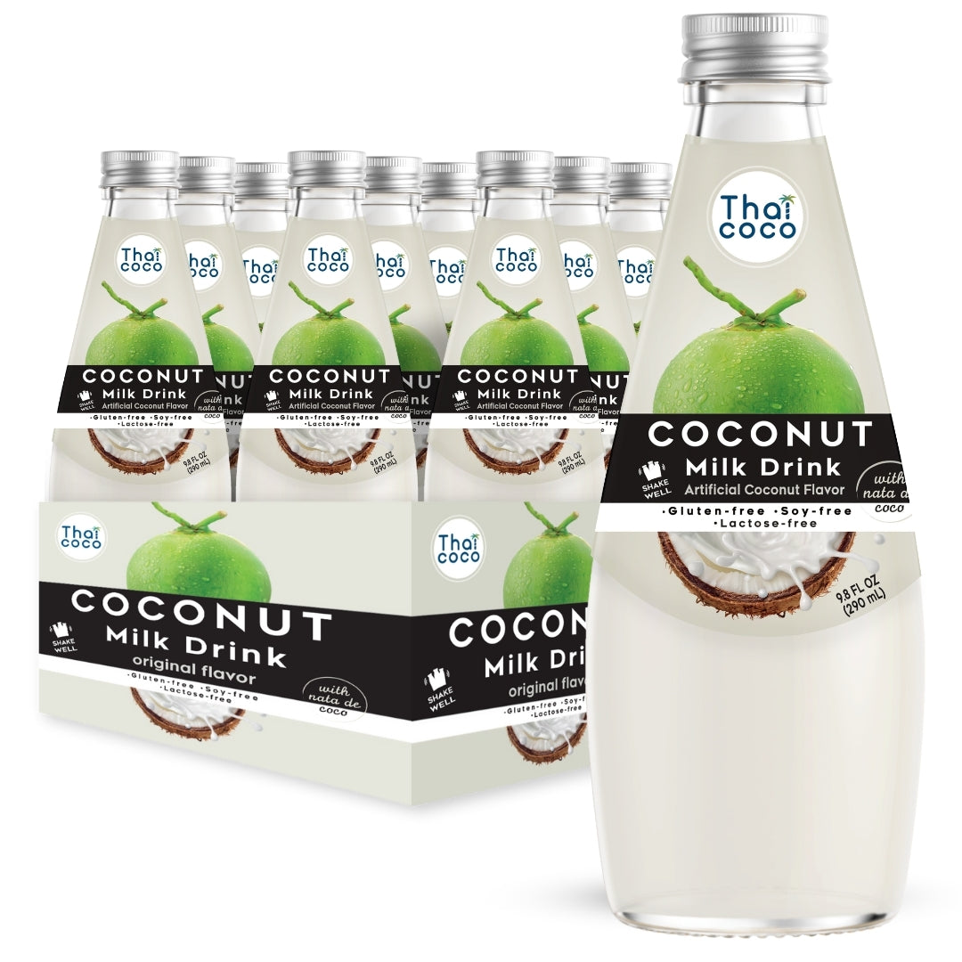 Thai Coco - Coconut Milk Drink with Nata De Coco (4 Pack or 12 Pack ...